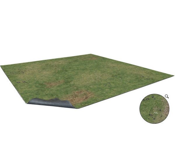 Grassy Fields Gaming Mat 3x3 - Grid – Incom Gaming