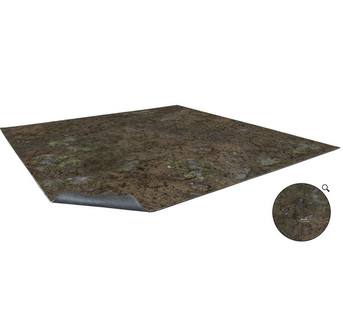 Muddy Streets Gaming Mat 3x3 - Grid – Incom Gaming