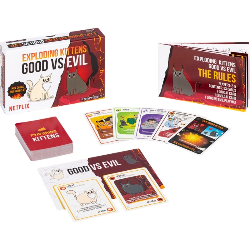 EXPLODING KITTENS Good Vs Evil – Incom Gaming
