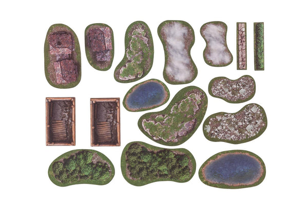 Meadows 2D Terrain set – Incom Gaming