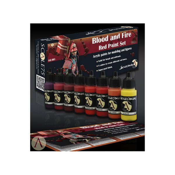 BLOOD and FIRE Red Paint Set – Incom Gaming
