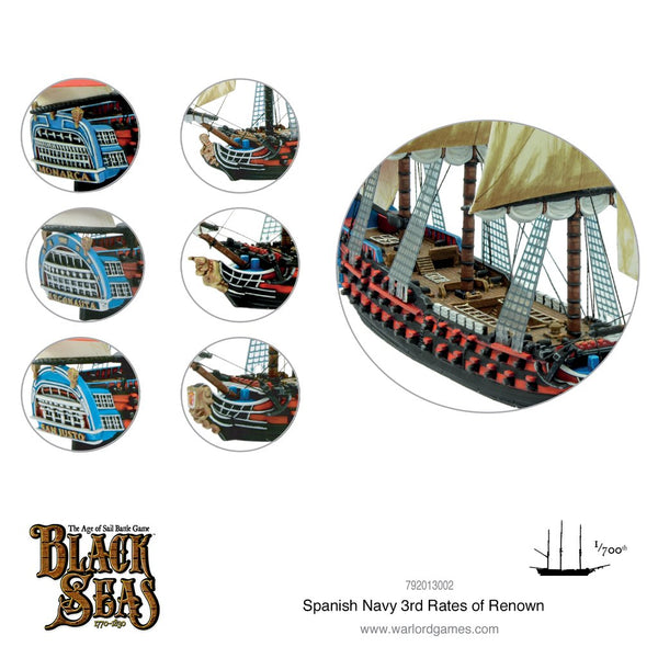 Spanish Navy 3rd Rates of Renown – Incom Gaming