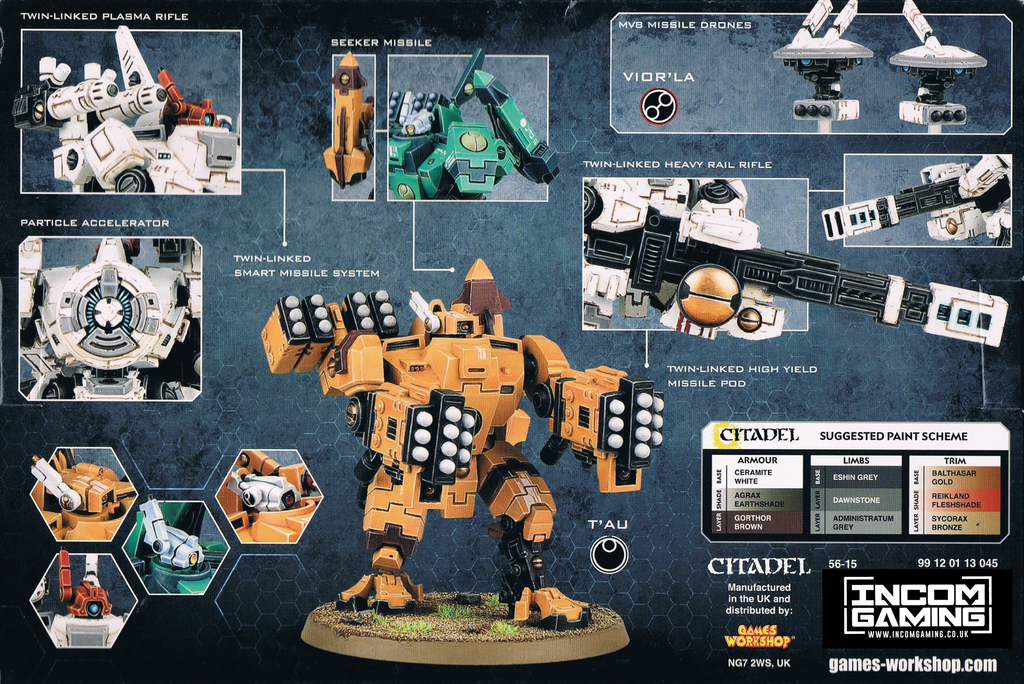 XV88 BROADSIDE BATTLESUIT – Incom Gaming