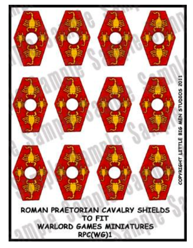 Praetorian Cavalry shield designs 1 – Incom Gaming