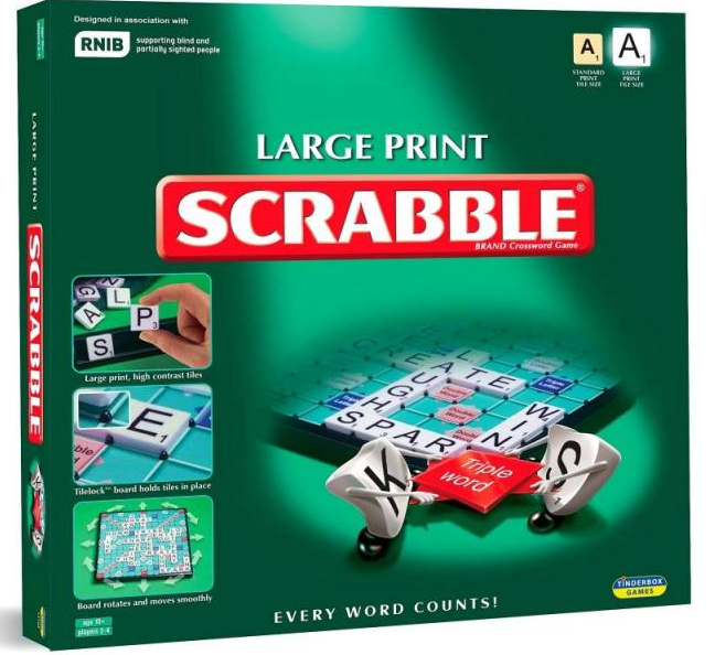 SCRABBLE: Large Print – Incom Gaming