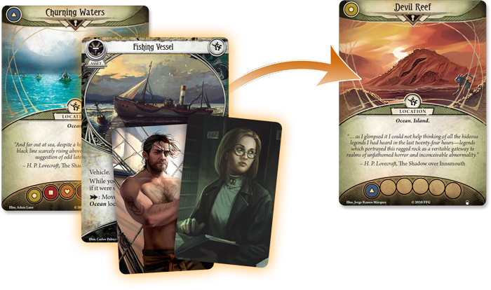 DEVIL REEF- 2nd Mythos Pack The Innsmouth Conspiracy – Incom Gaming