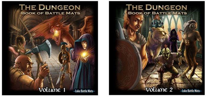 The Dungeon Books of Battle Mats (2 Book Set) – Incom Gaming