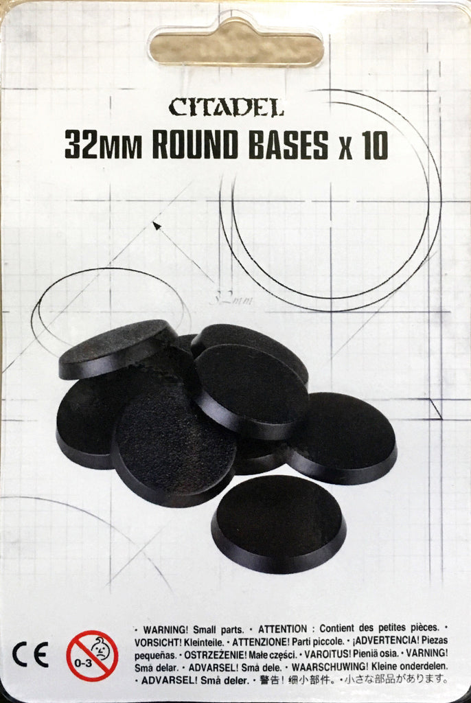 Citadel 32mm Round Bases – Incom Gaming