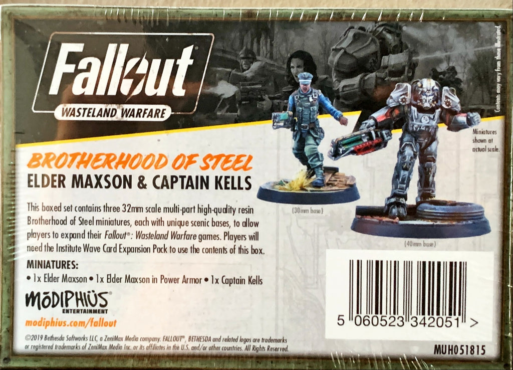 Brotherhood of Steel: Elder Maxon & Capt Kells – Incom Gaming