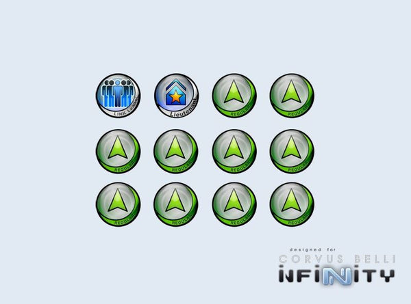 Infinity Tokens "Regular" (12) – Incom Gaming