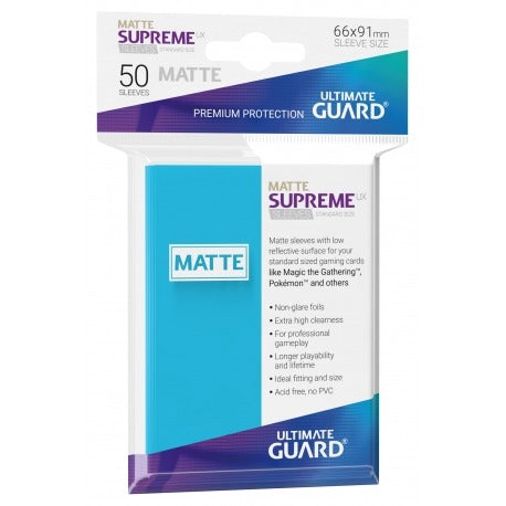 SUPREME UX Matte Sleeves - Standard Size (50) – Incom Gaming